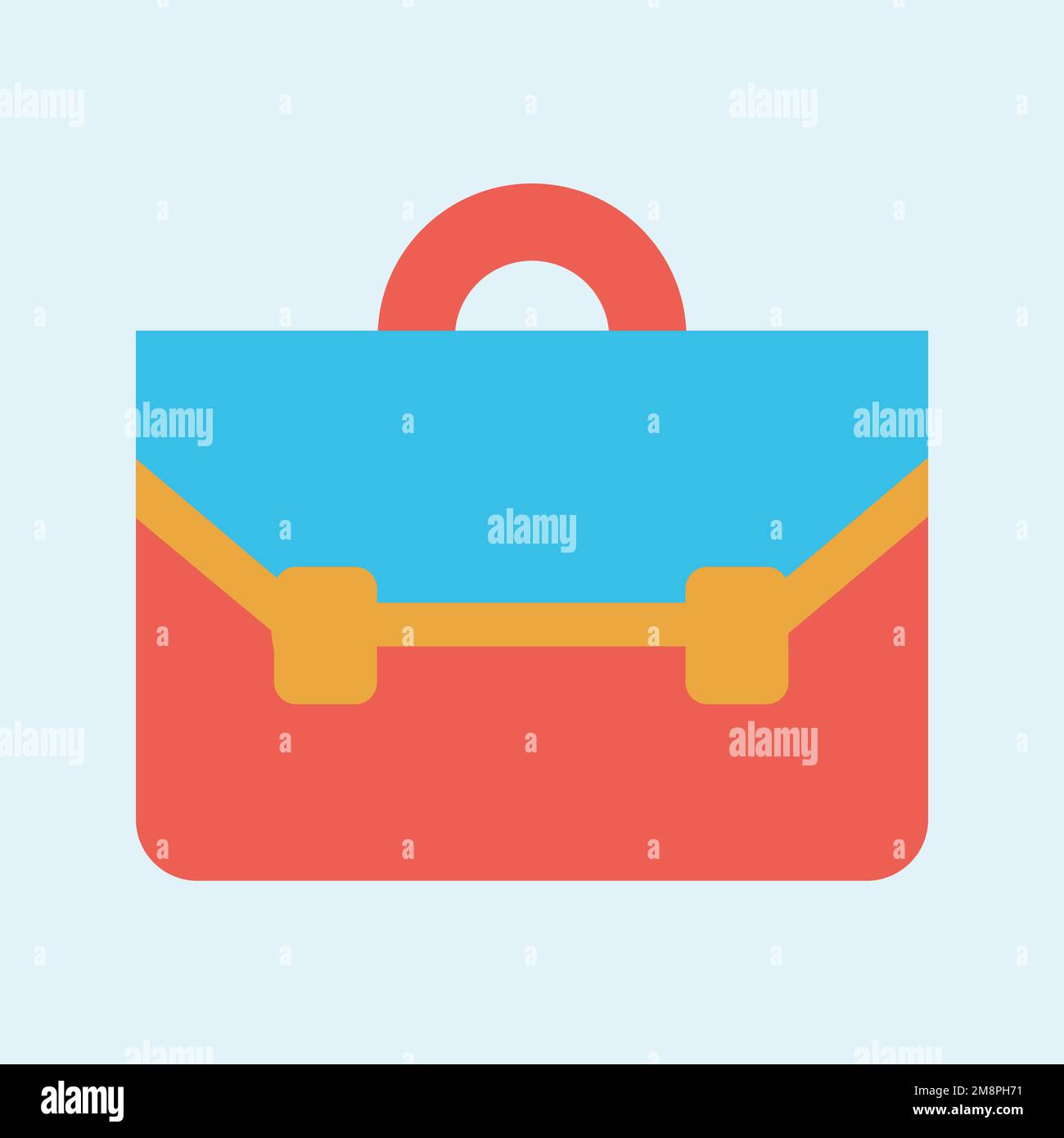red and sky blue school bag in vector file Stock Vector Image & Art - Alamy