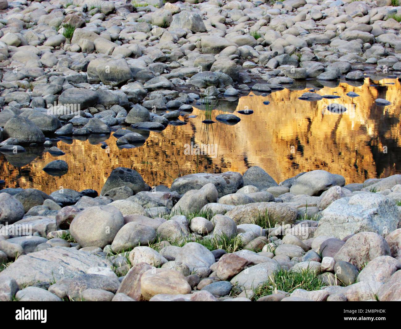 Ethereal golden Pool in the Fish River Canyon Stock Photo - Alamy