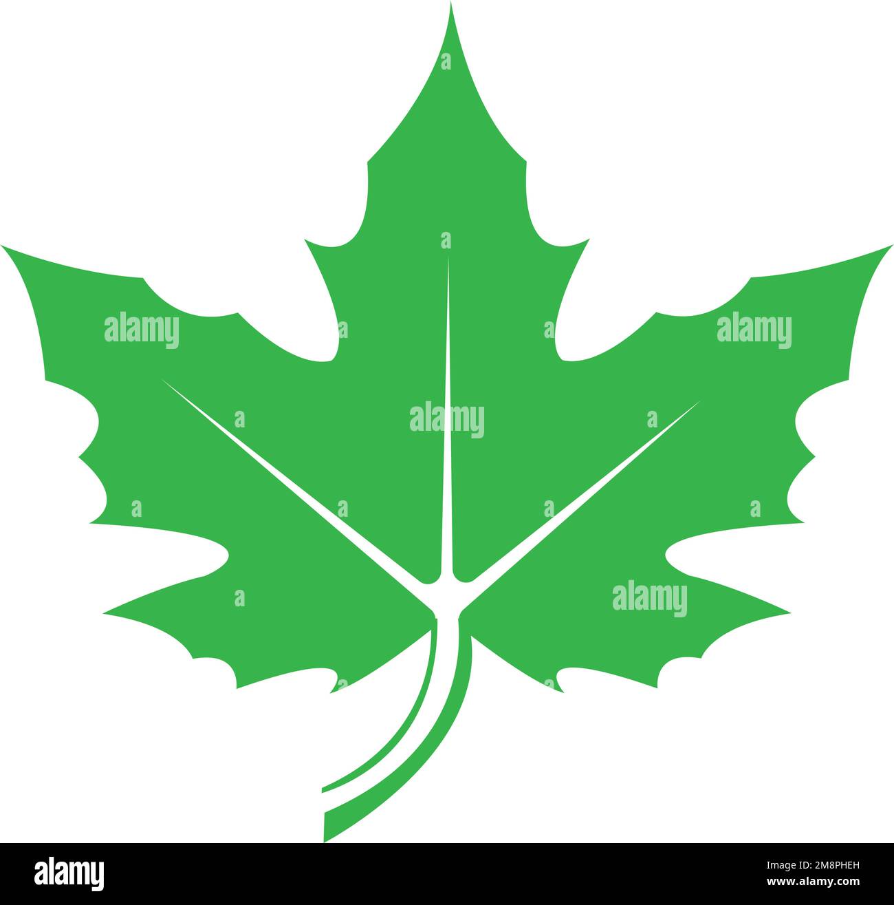 leaf logo icon vektor illustration design Stock Vector Image & Art - Alamy