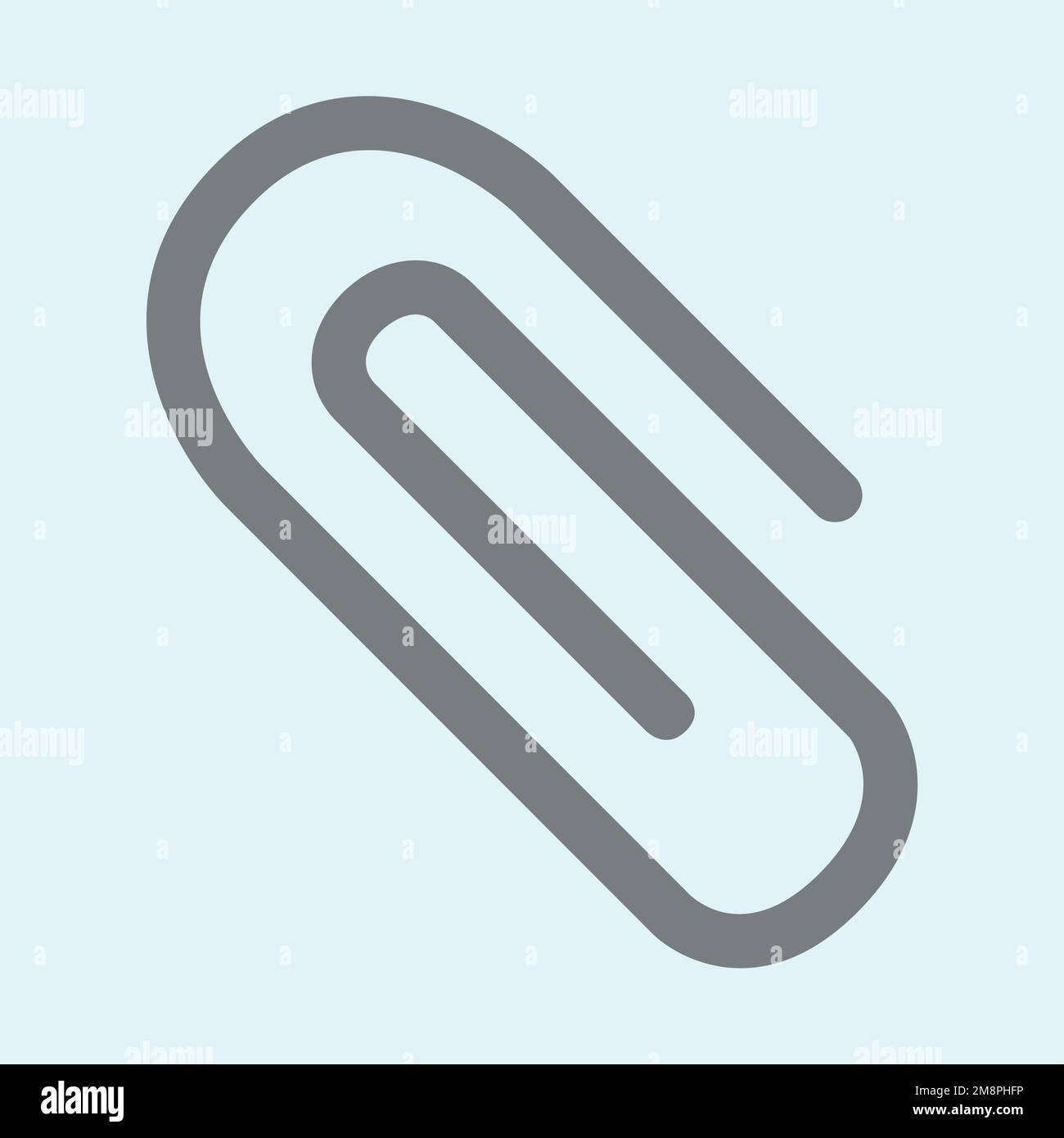 Paperclip outline Stock Vector Images - Alamy