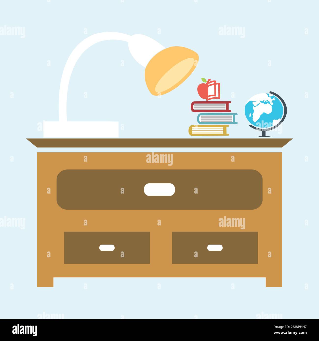 Both with her books photo Stock Vector Images - Alamy