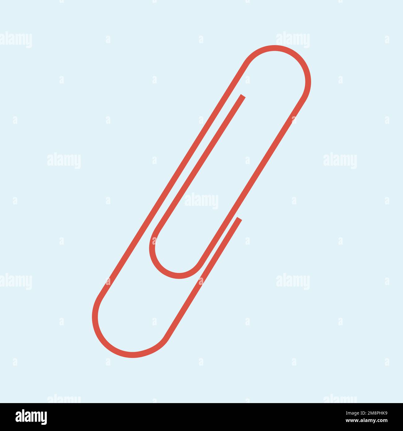Paper staple clip vector file Stock Vector Image & Art - Alamy