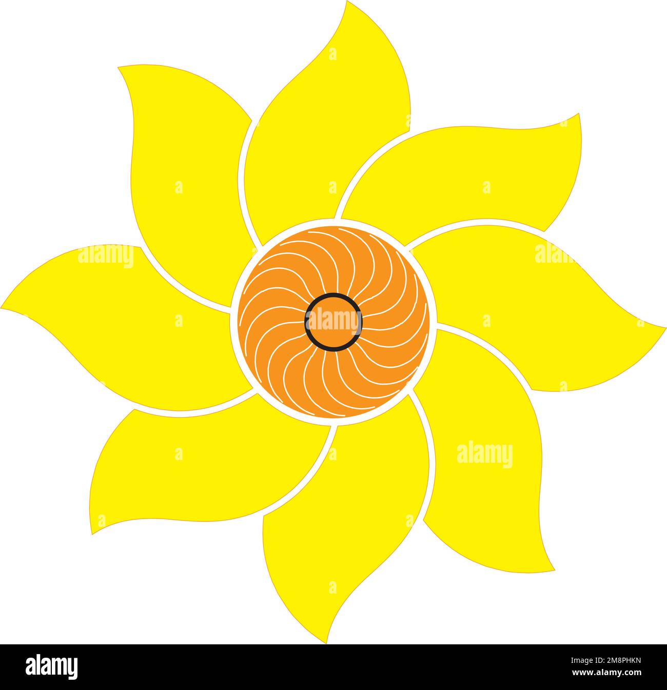 sunflower icon logo vector template Stock Vector Image & Art - Alamy