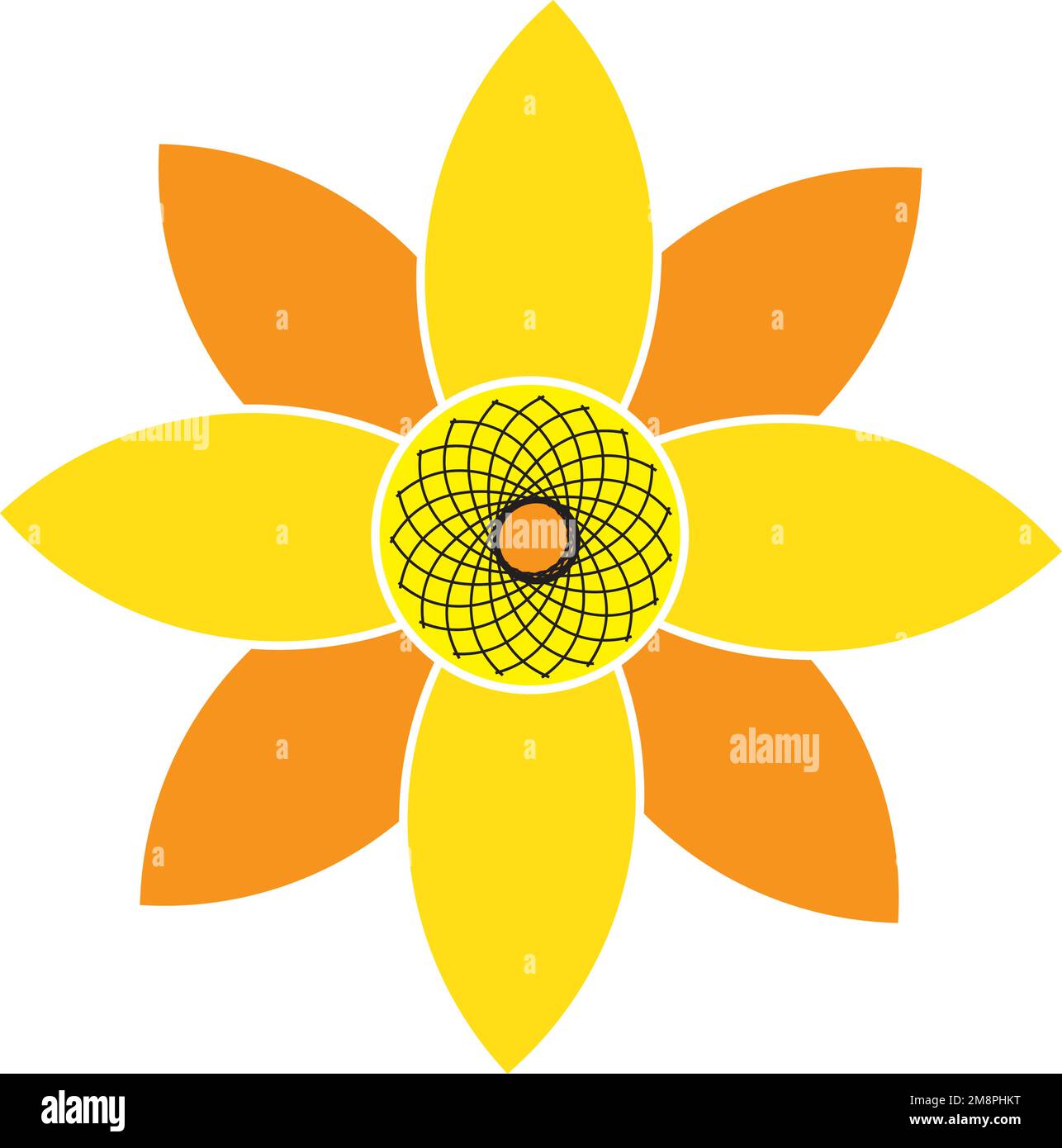 sunflower icon logo vector template Stock Vector Image & Art - Alamy