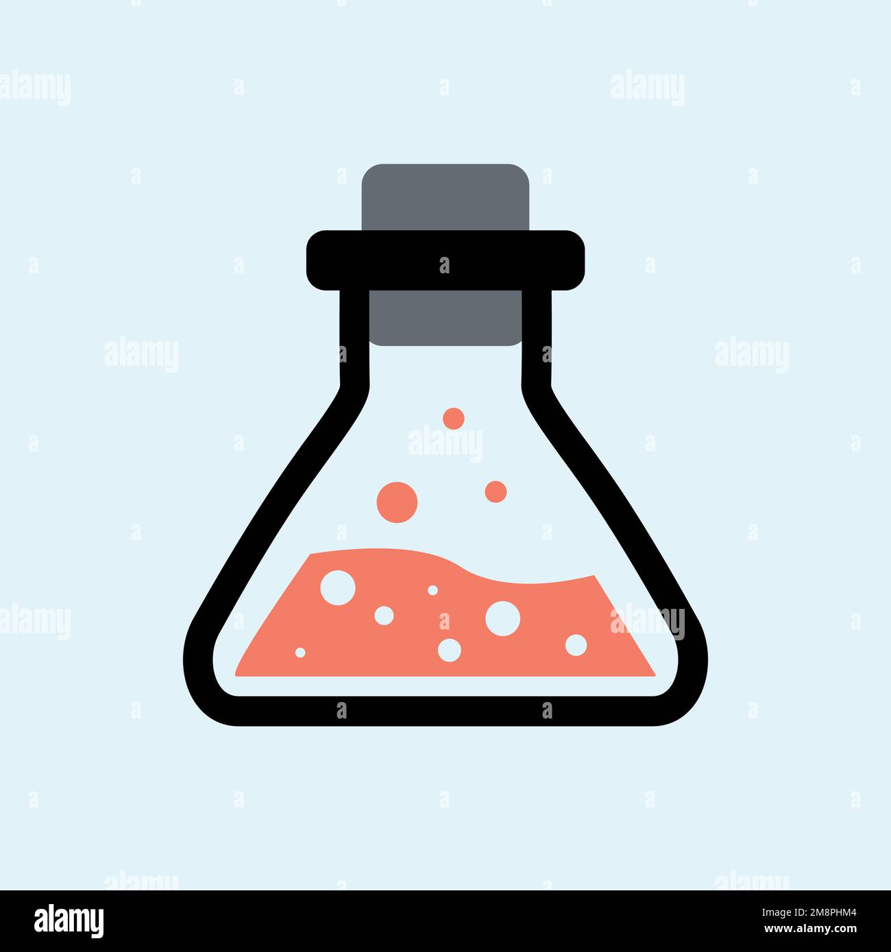 Chemistry lab flask in vector file Stock Vector Image & Art - Alamy