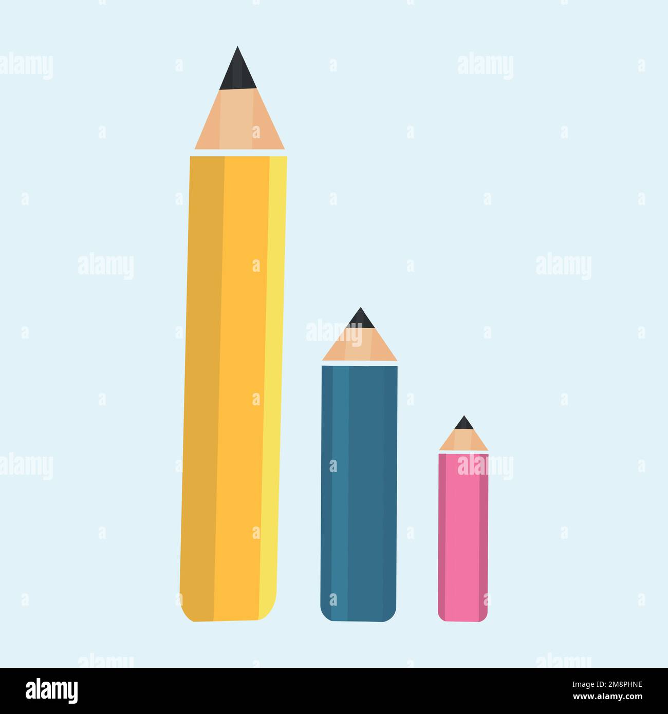 Bundle pencils Stock Vector Images - Alamy