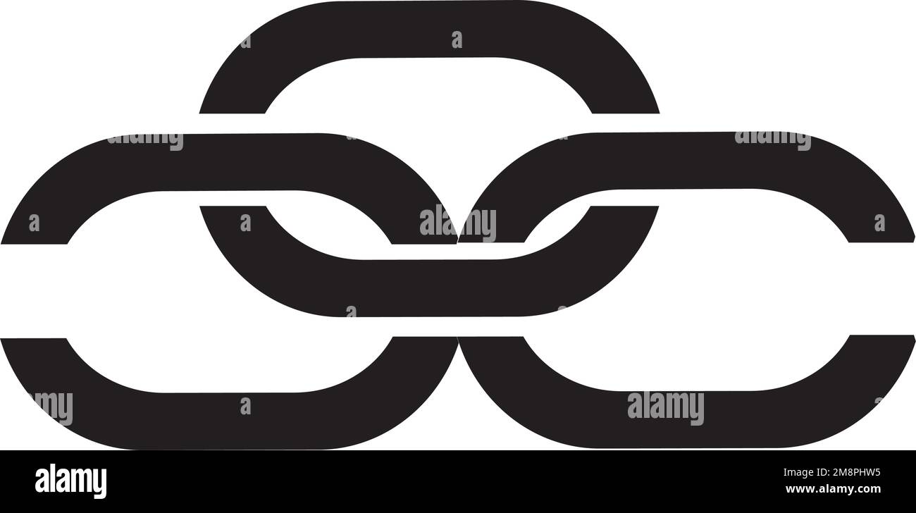 chain icon logo vector template Stock Vector Image & Art - Alamy