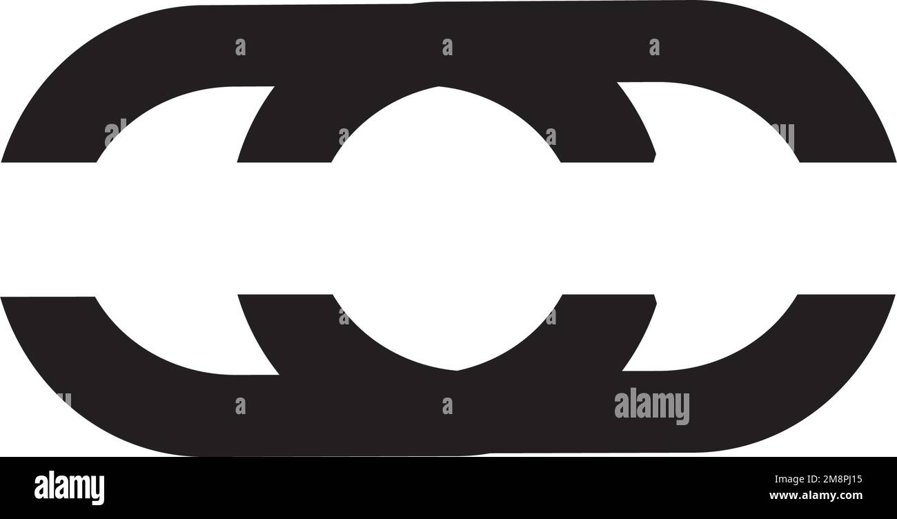 chain icon logo vector template Stock Vector Image & Art - Alamy