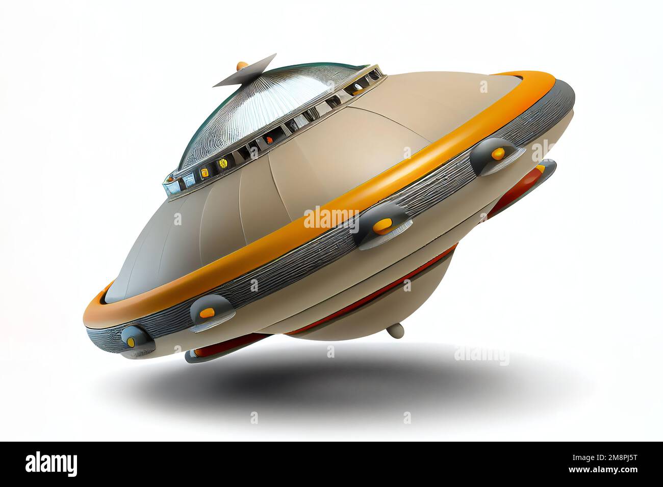 Flying saucer 1950s Cut Out Stock Images & Pictures - Alamy