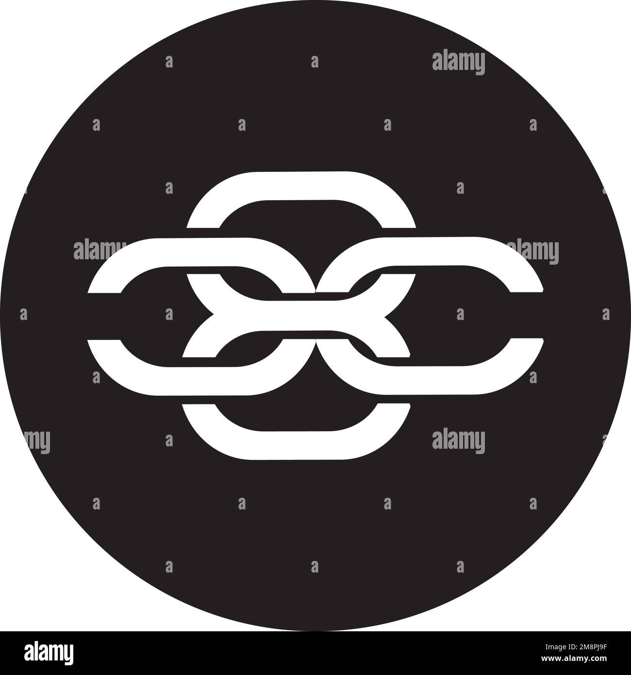 chain icon logo vector template Stock Vector Image & Art - Alamy