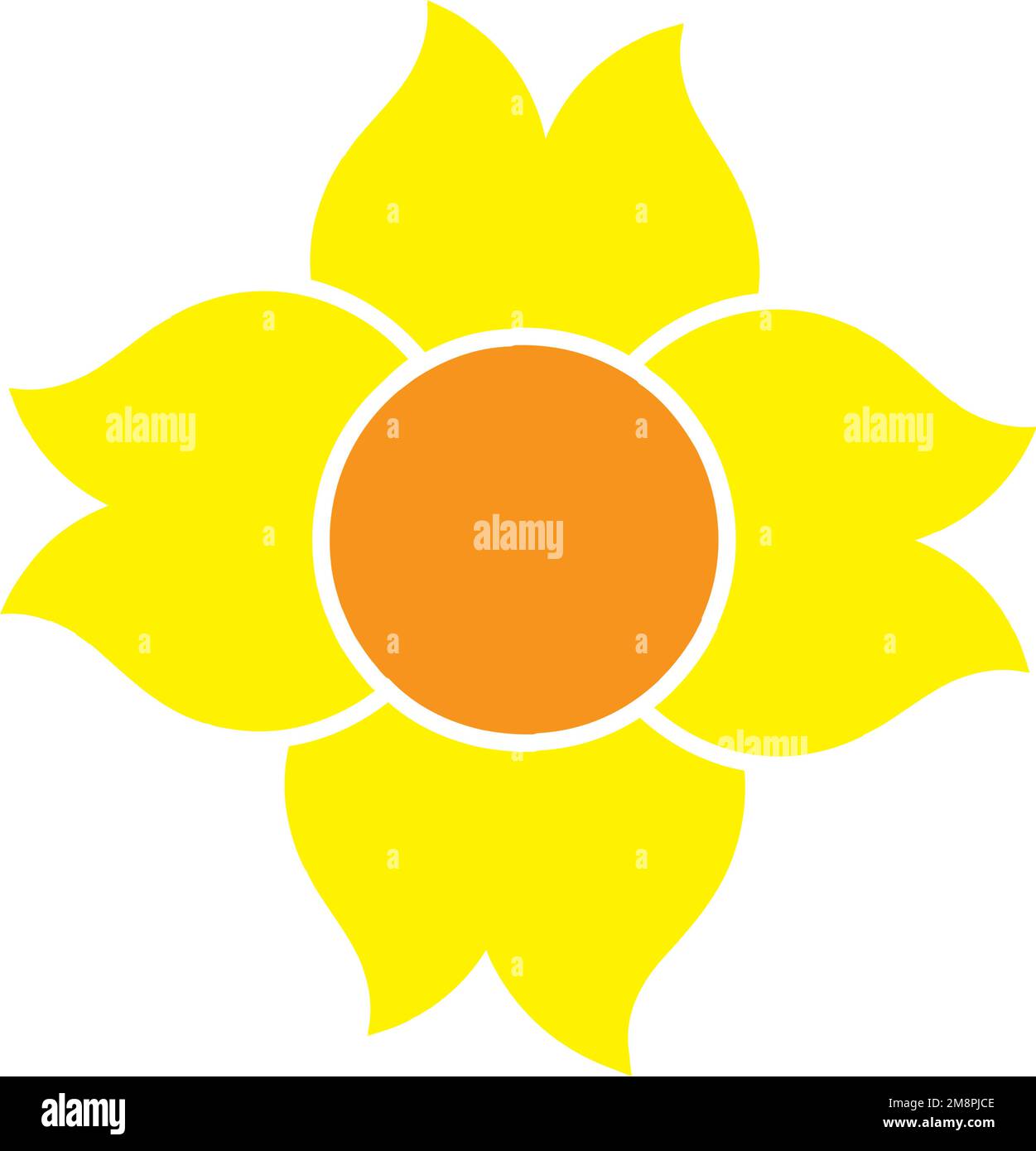 sunflower icon logo vector template Stock Vector Image & Art - Alamy