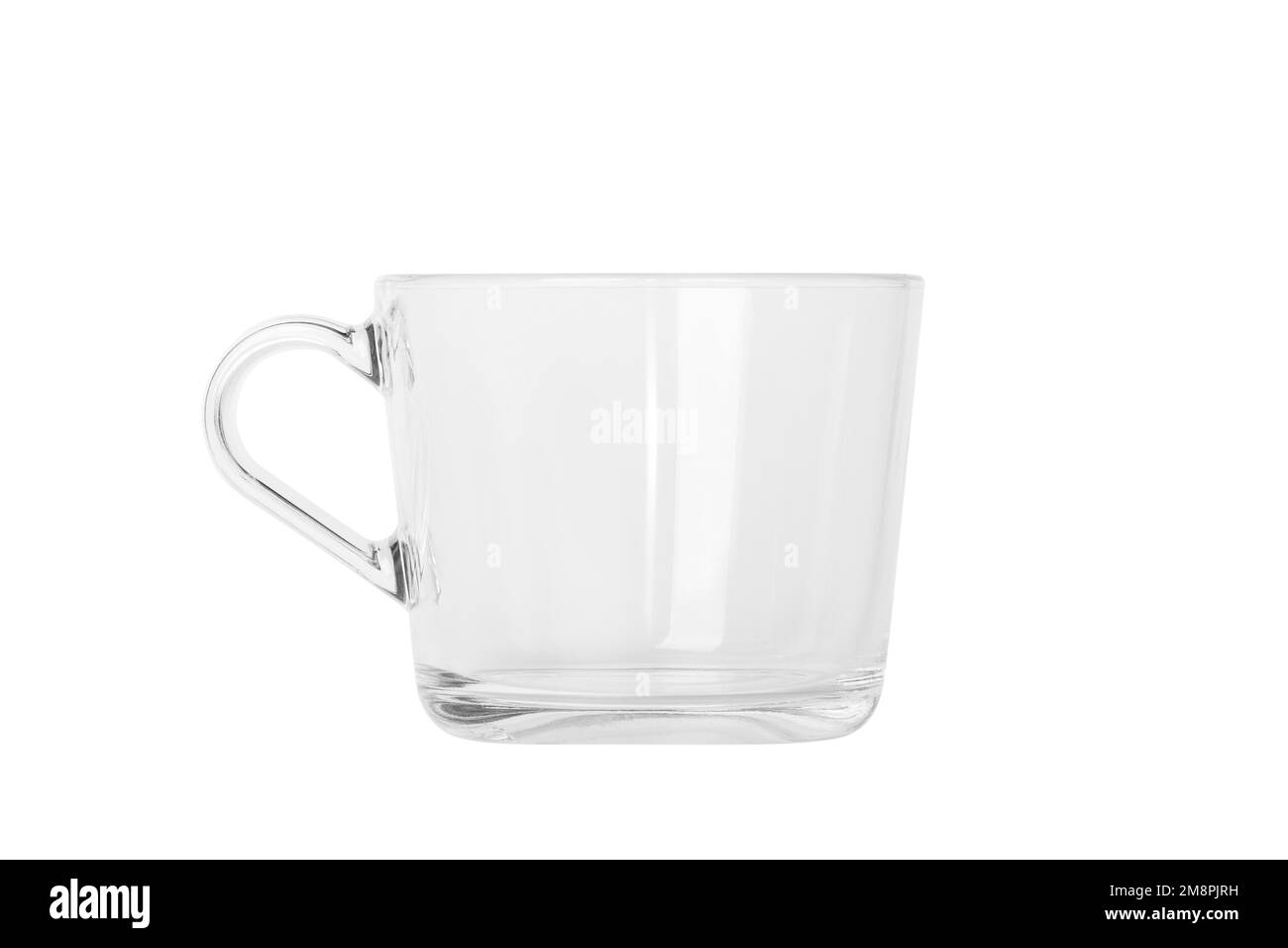 Glass mug, empty cup. isolated Stock Photo - Alamy