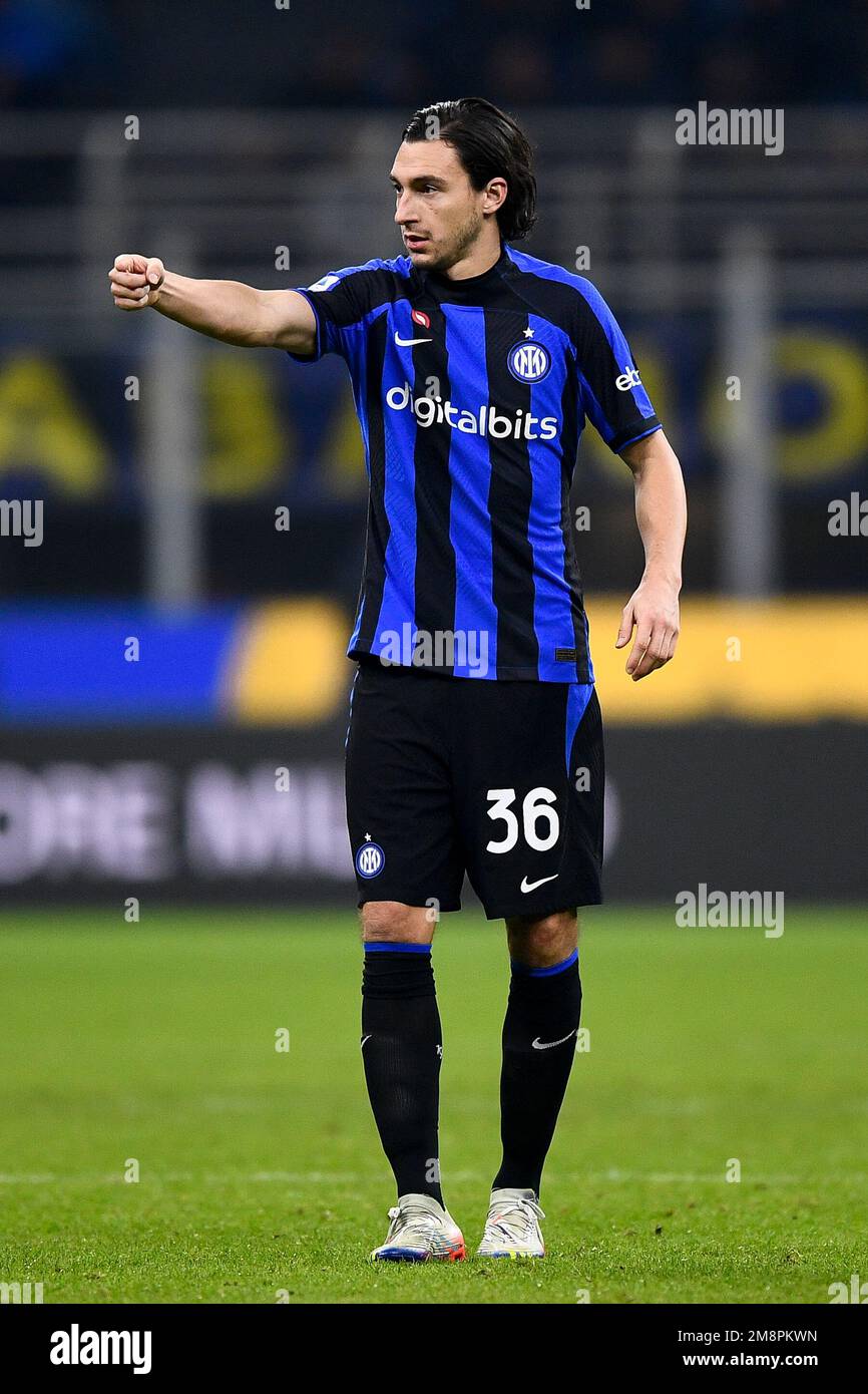 Milan, Italy. 14 January 2023. Matteo Darmian of FC Internazionale ...
