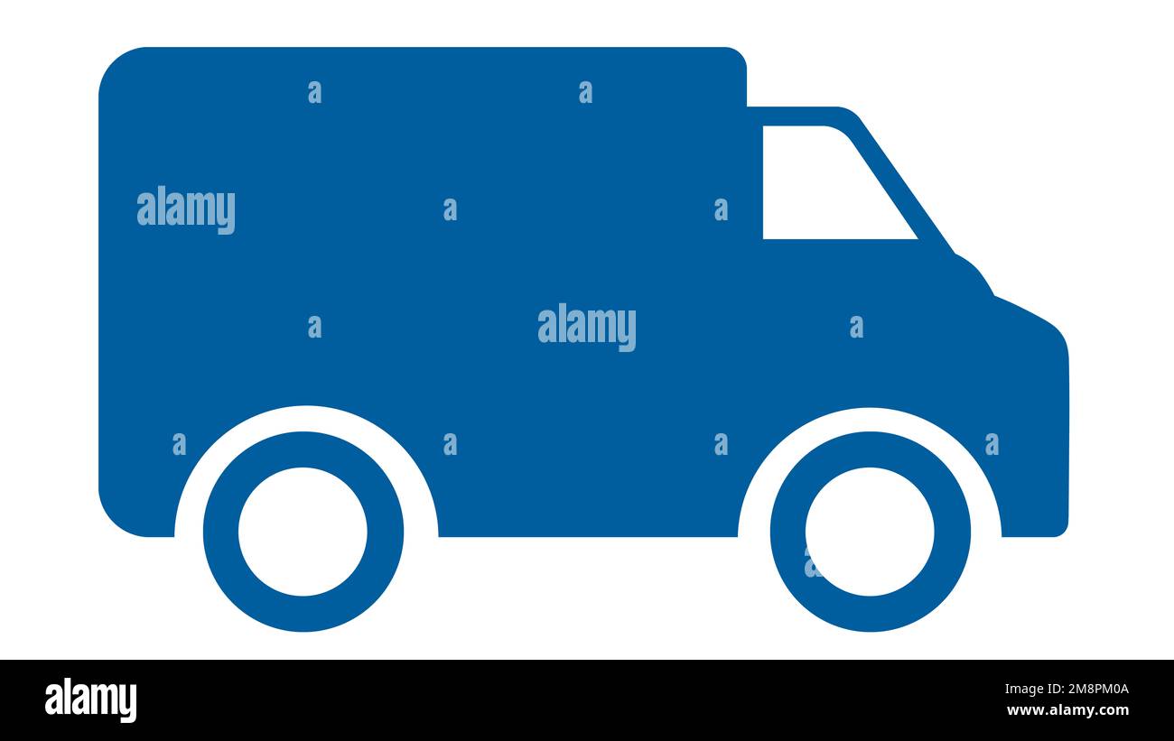 delivery truck icon for transportation apps and websites. Delivery ...