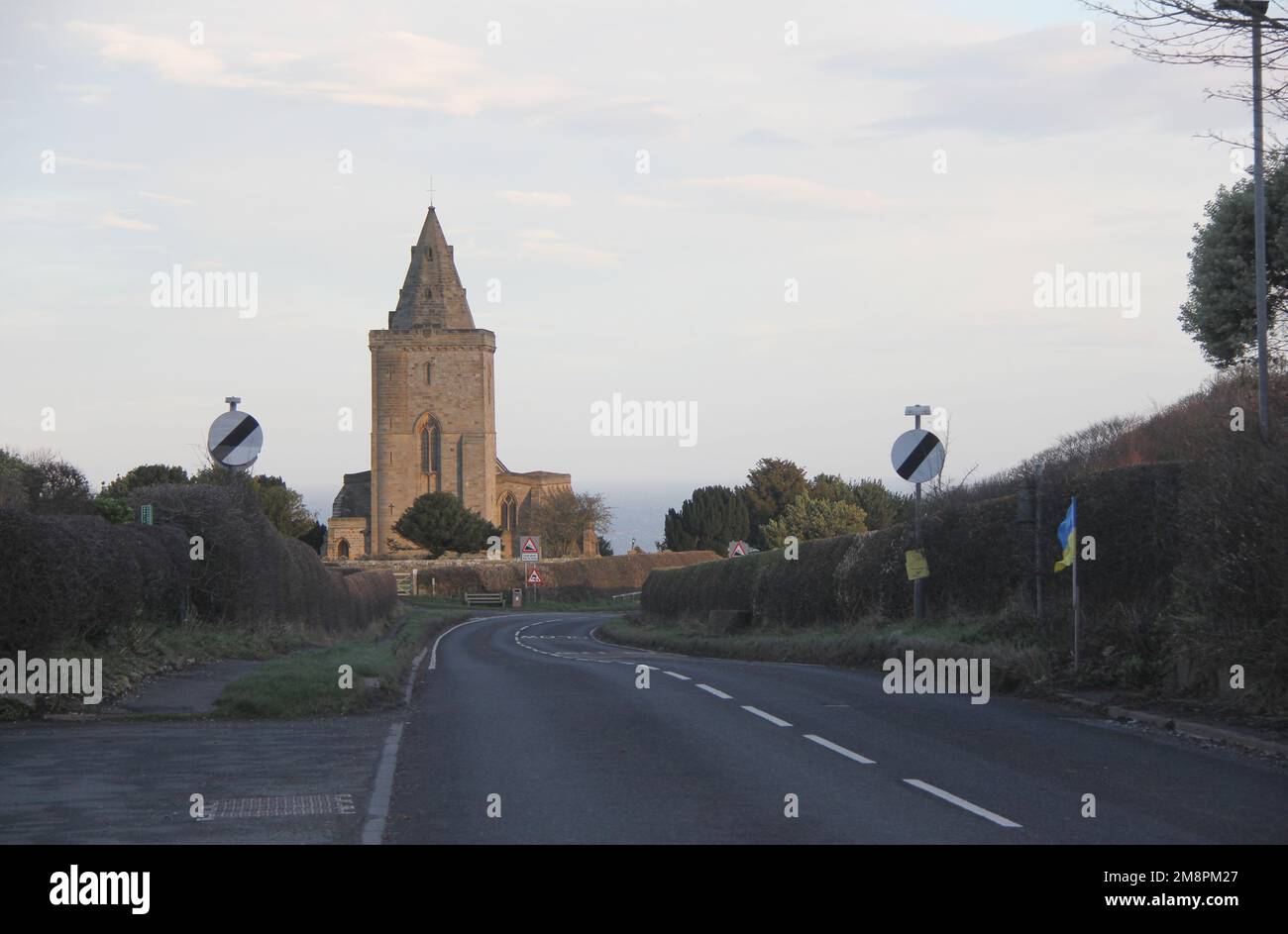 Church of St Oswald, Lythe Stock Photo - Alamy