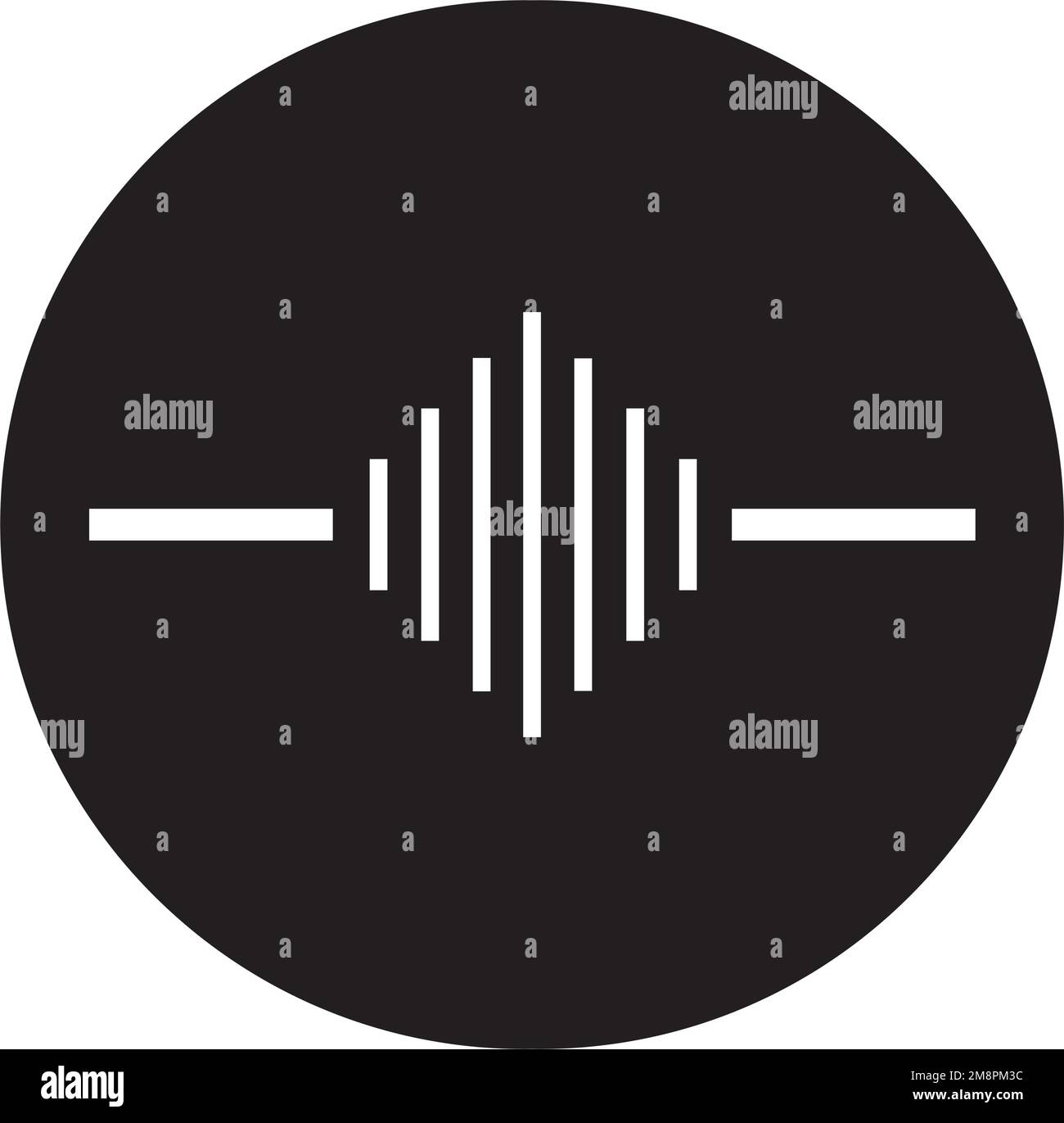 sound wave music logo vector template Stock Vector Image & Art - Alamy