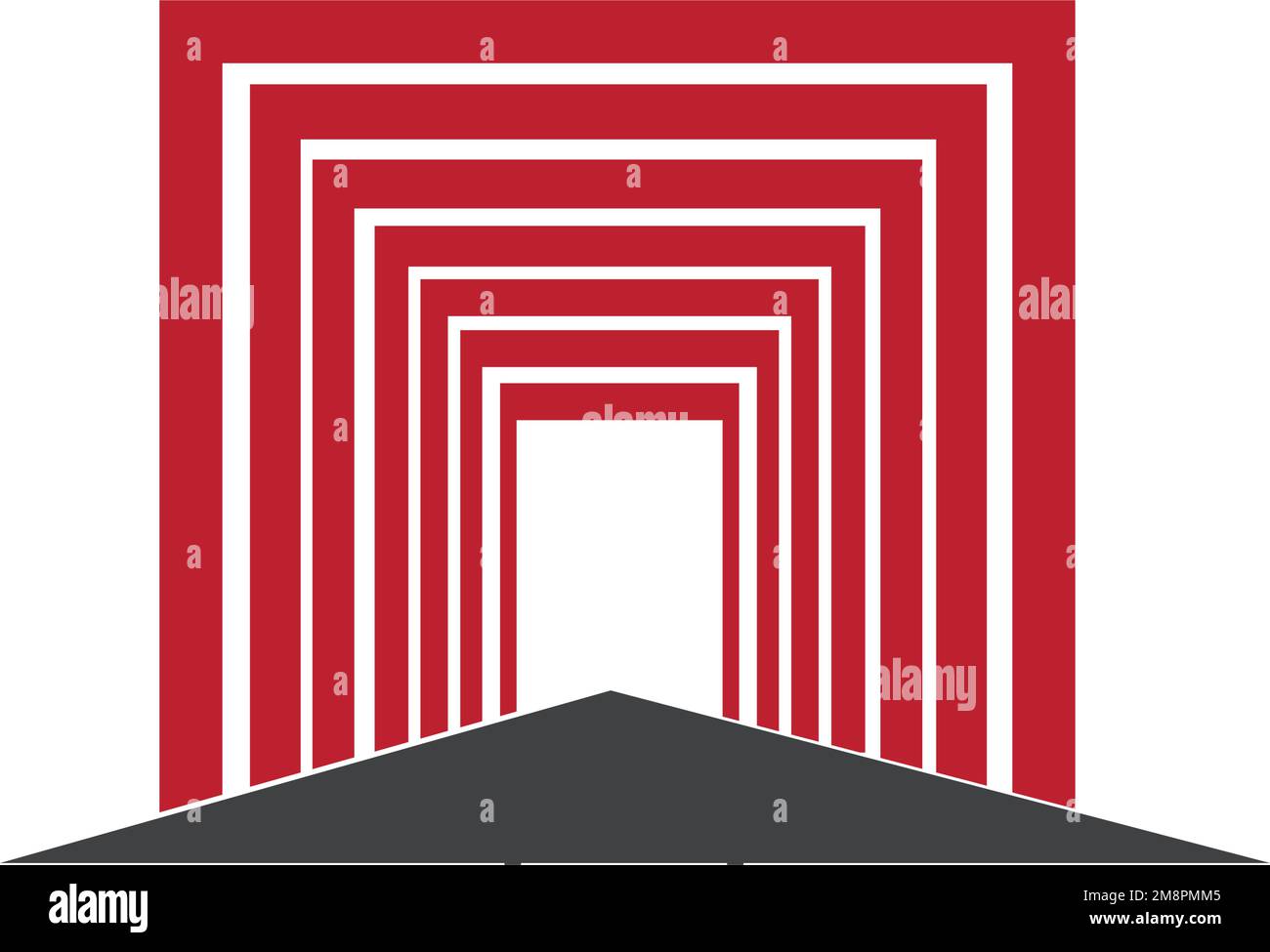 Abstract road bridge icon vector Stock Vector Images - Alamy