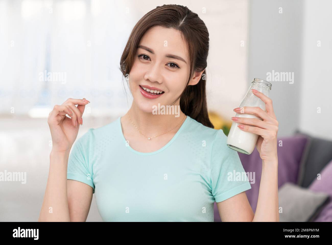 The young woman home life Stock Photo - Alamy The young woman home life Stock Photo - Alamy