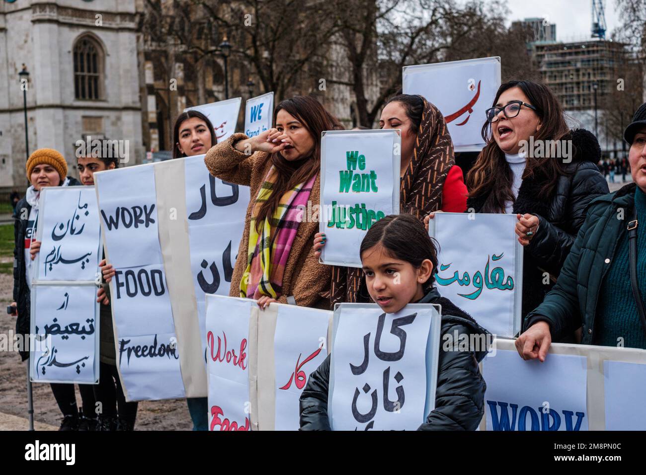 Women of Afghan protest against the treatment of women whilst under the ...