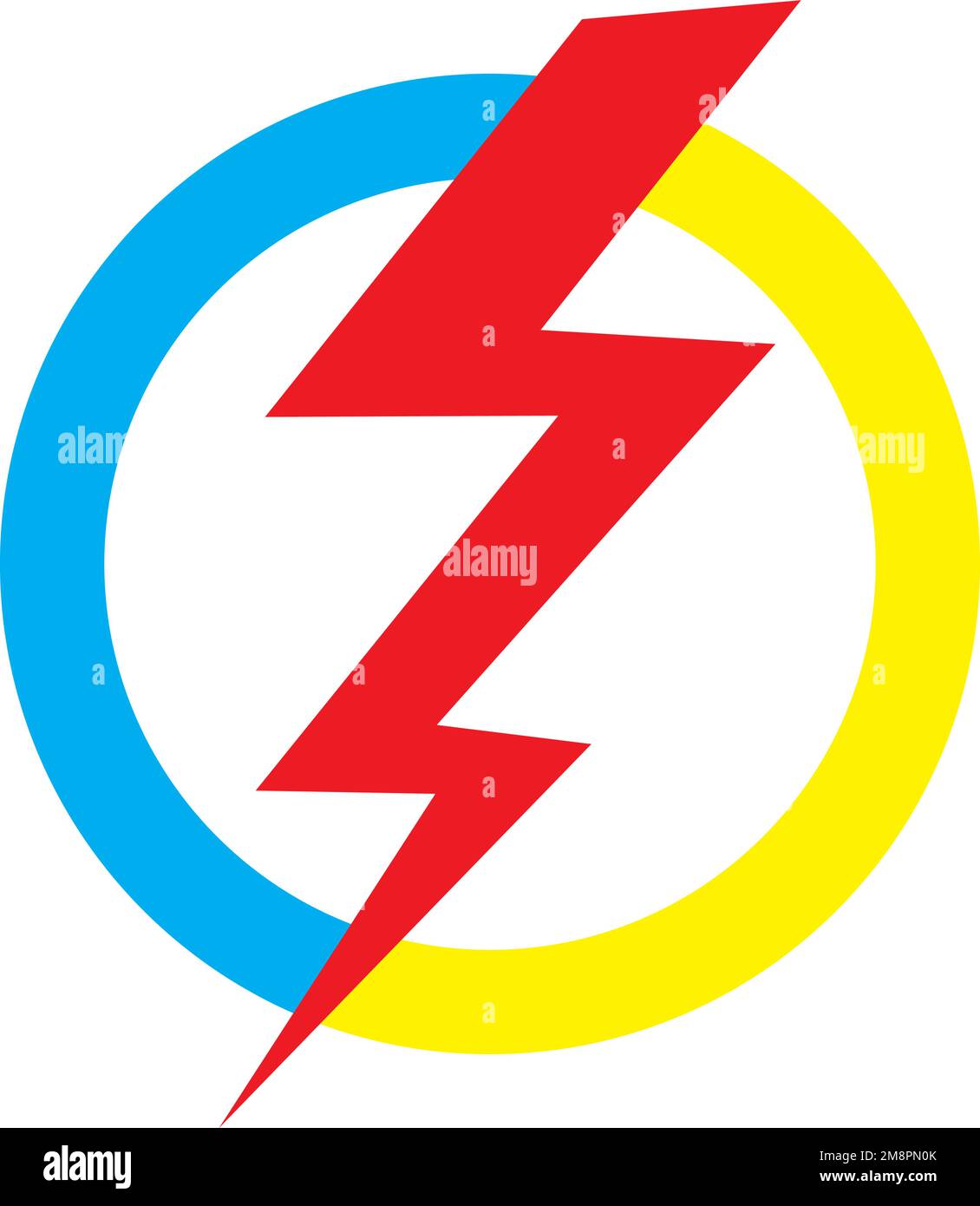lightning logo vektor illustration design Stock Vector Image & Art - Alamy