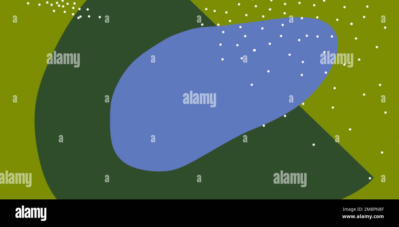 Background with various figures of different colors. Circles, lines ...