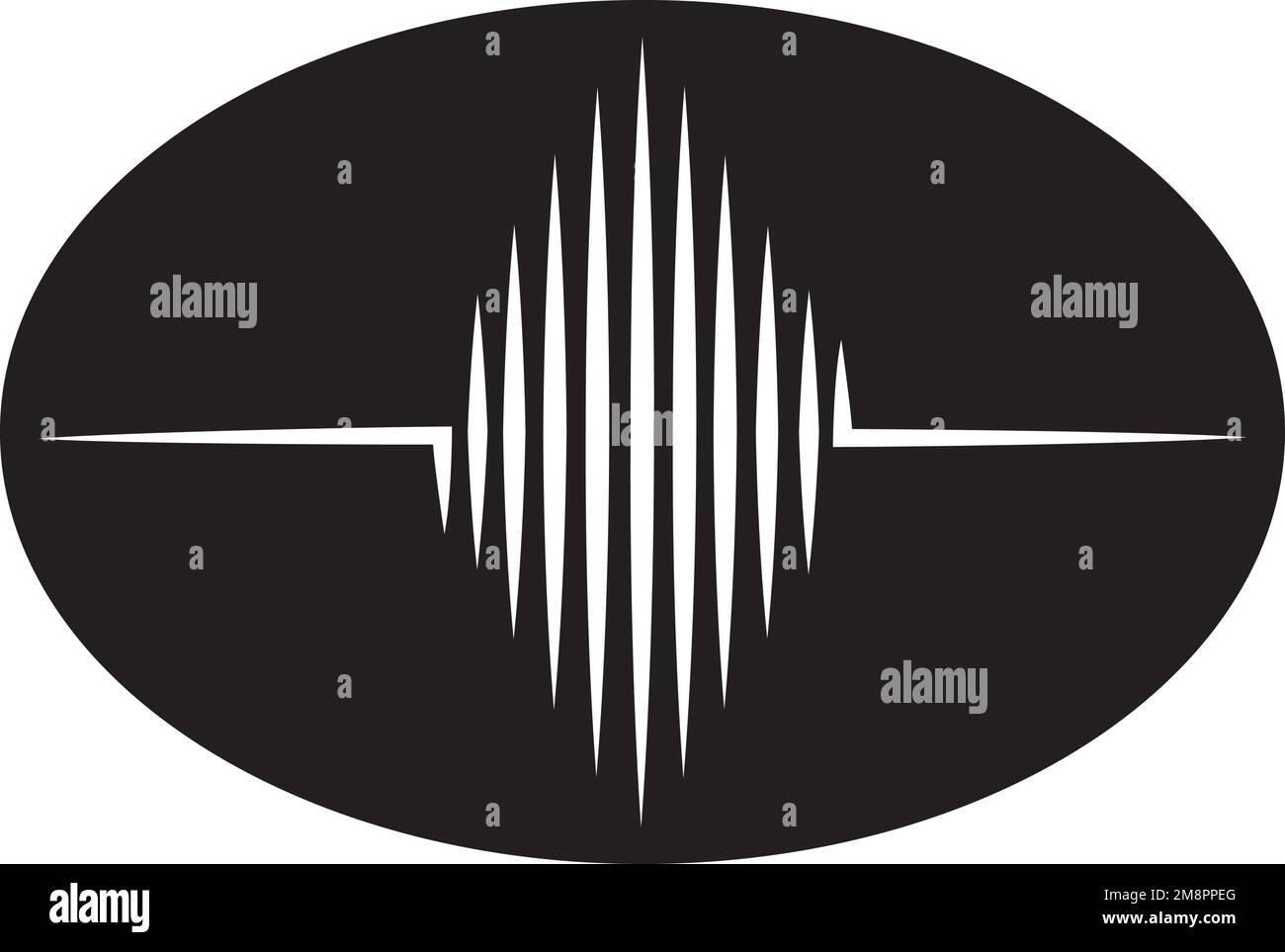 sound wave music logo vector template Stock Vector Image & Art - Alamy