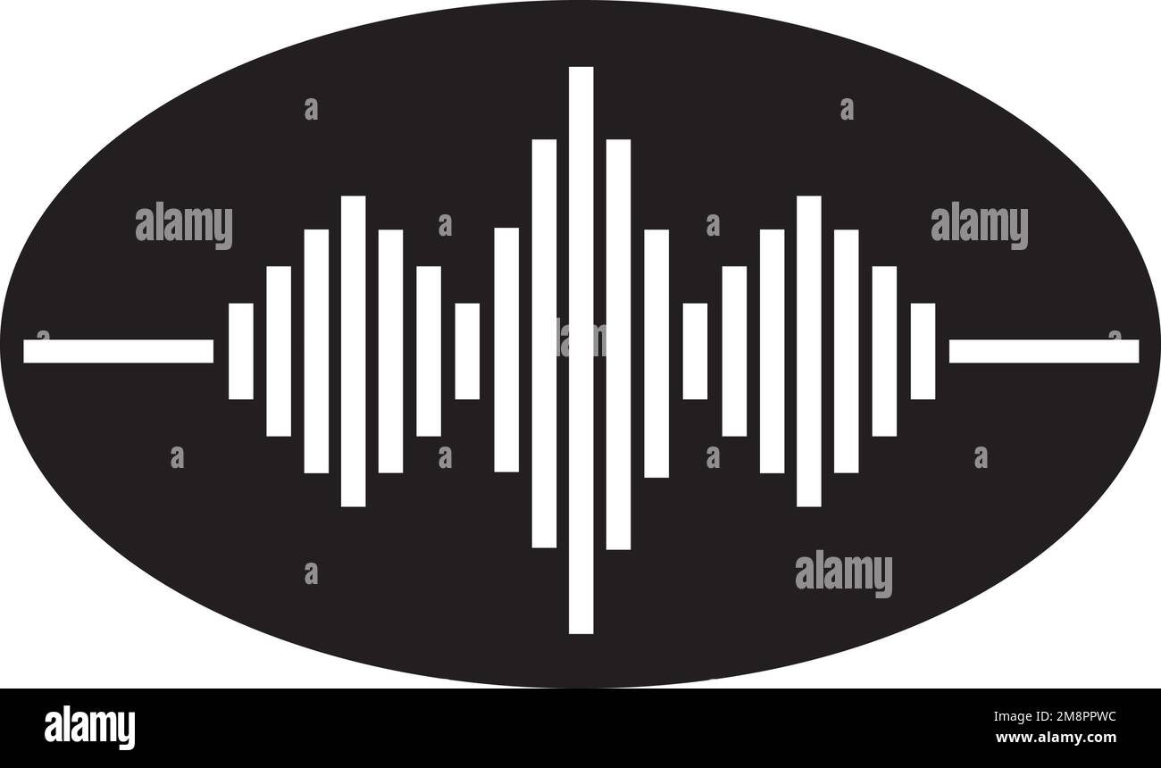 sound wave music logo vector template Stock Vector Image & Art - Alamy