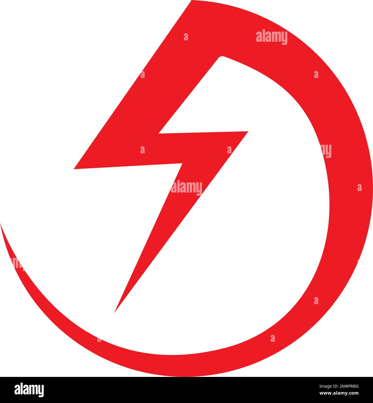 lightning logo vektor illustration design Stock Vector Image & Art - Alamy