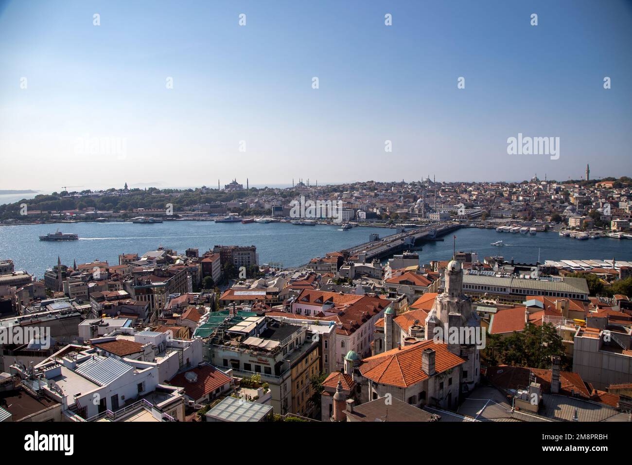 Galata bridge at golden horn hi-res stock photography and images - Alamy