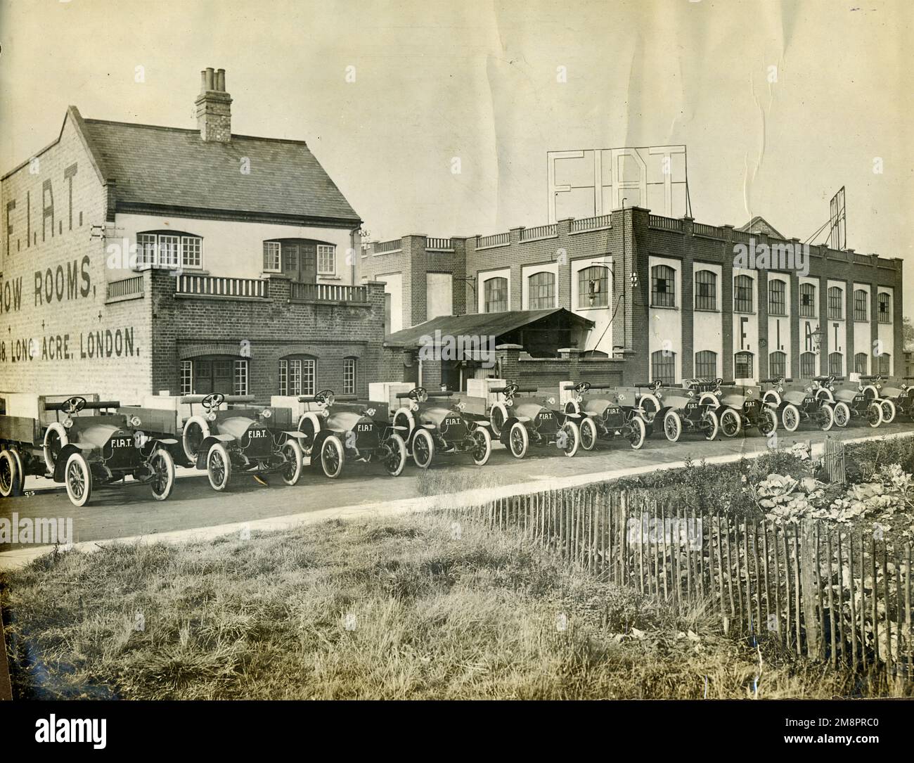 Fiat truck factory, North of Italy , ca.1915 Stock Photo - Alamy