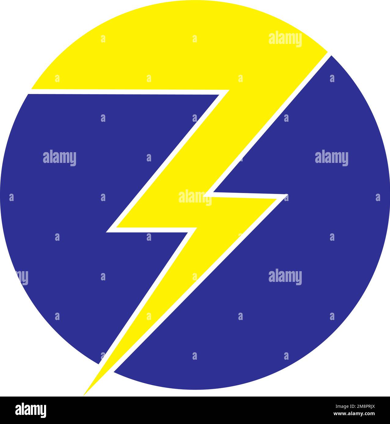 lightning logo vektor illustration design Stock Vector Image & Art - Alamy