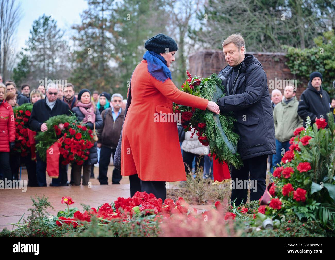 Berlin, Germany. 15th Jan, 2023. Left Party Chairwomen Janine Wissler ...