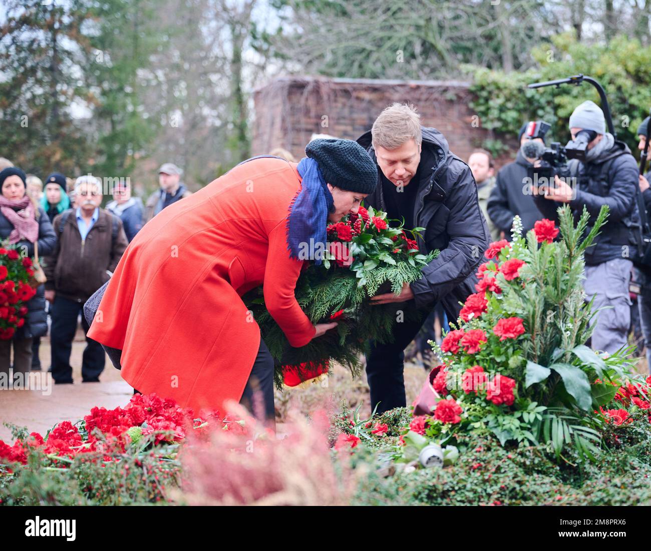 Berlin, Germany. 15th Jan, 2023. Left Party Chairwomen Janine Wissler ...