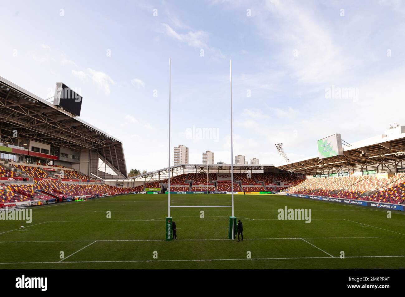 A general view of The Gtech Community Stadium, home of London Irish ...