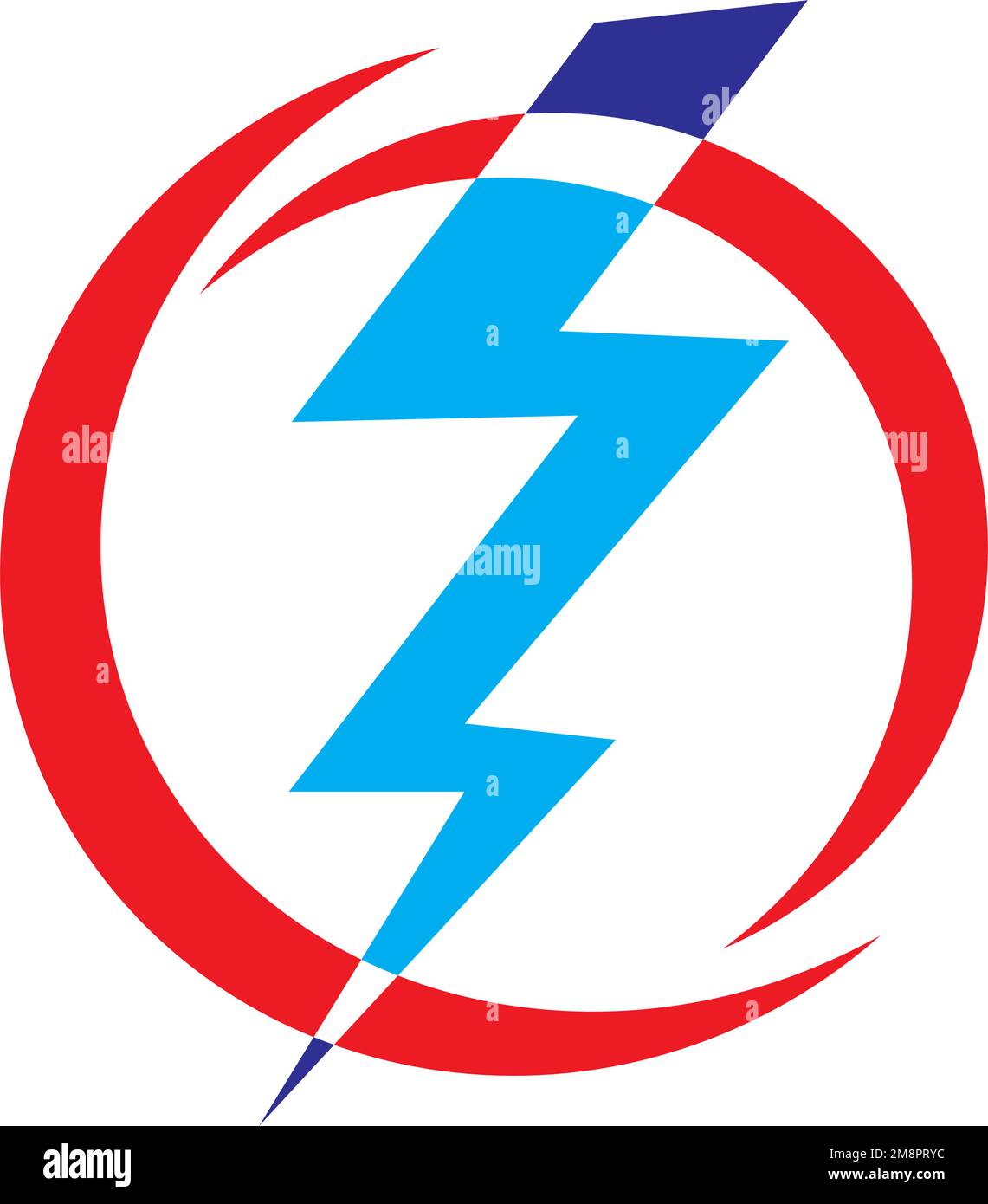 lightning logo vektor illustration design Stock Vector Image & Art - Alamy