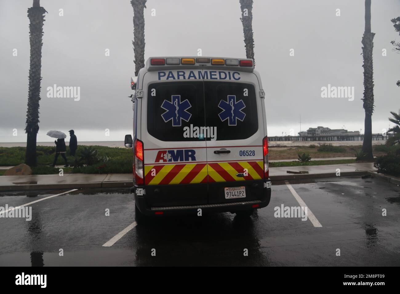Amr Ambulance At Night