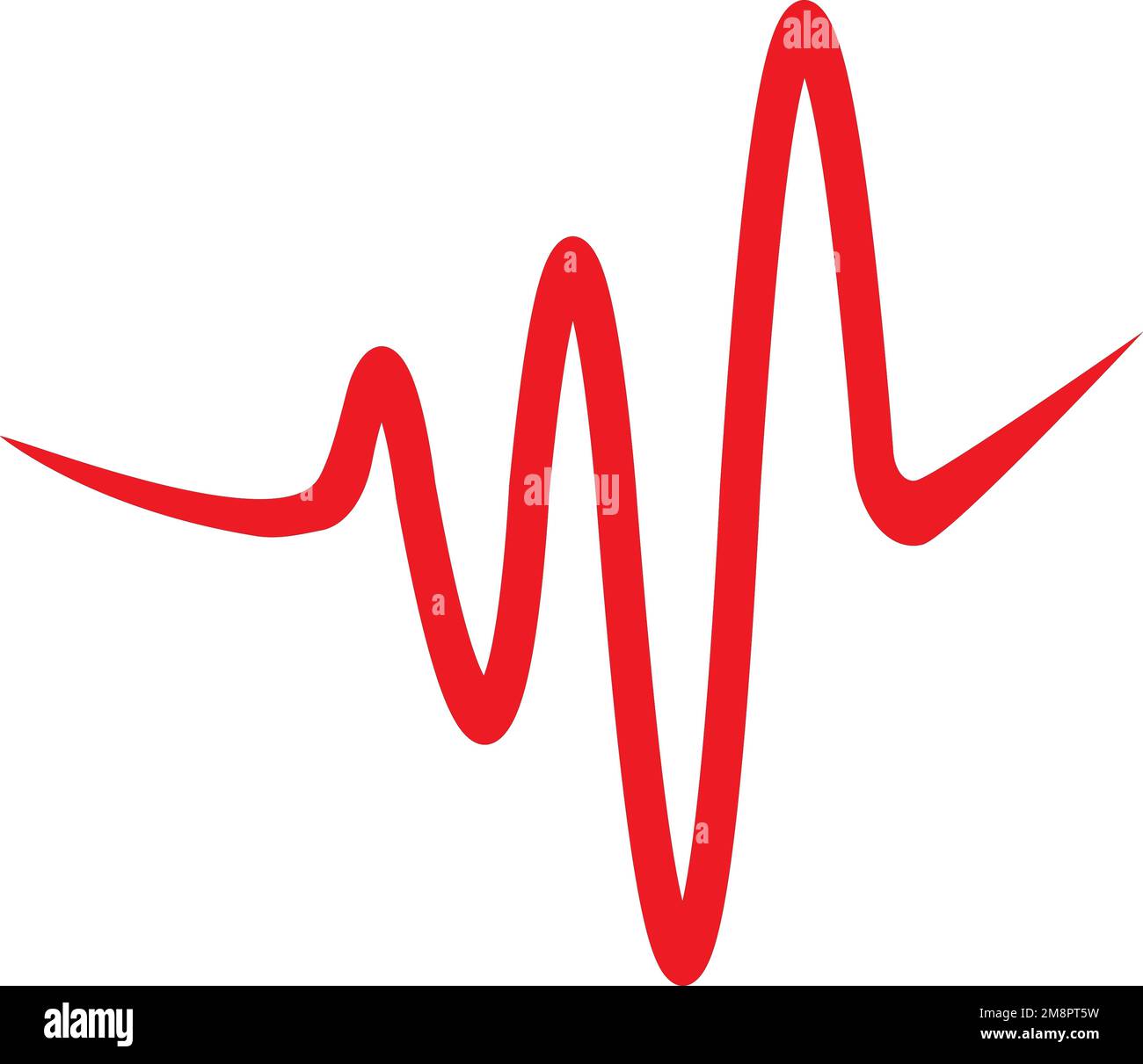 Vector sound waves audio Cut Out Stock Images & Pictures - Alamy