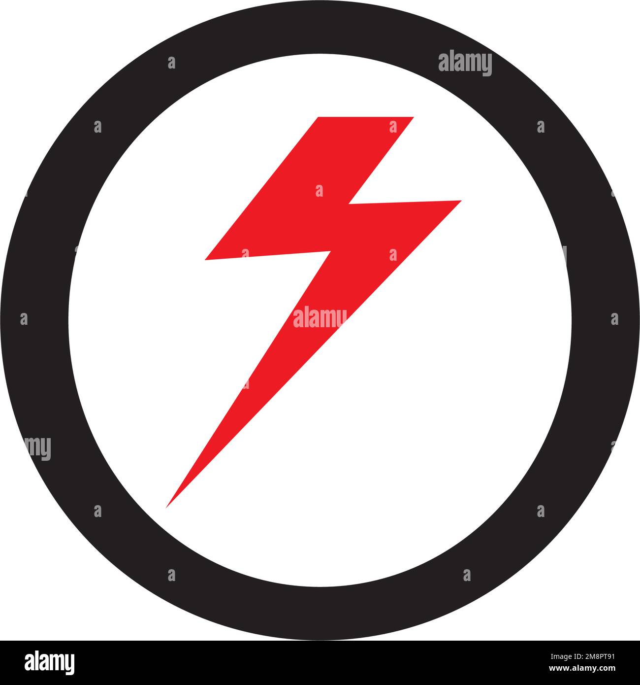 lightning logo vektor illustration design Stock Vector Image & Art - Alamy