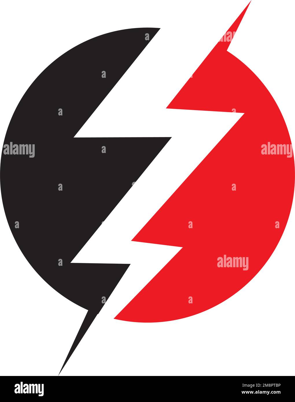 lightning logo vektor illustration design Stock Vector Image & Art - Alamy