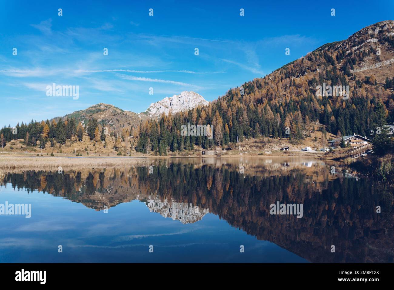 Nassfeld, in Carinthia, South of Austria. Scenic autumn panorama in the ...
