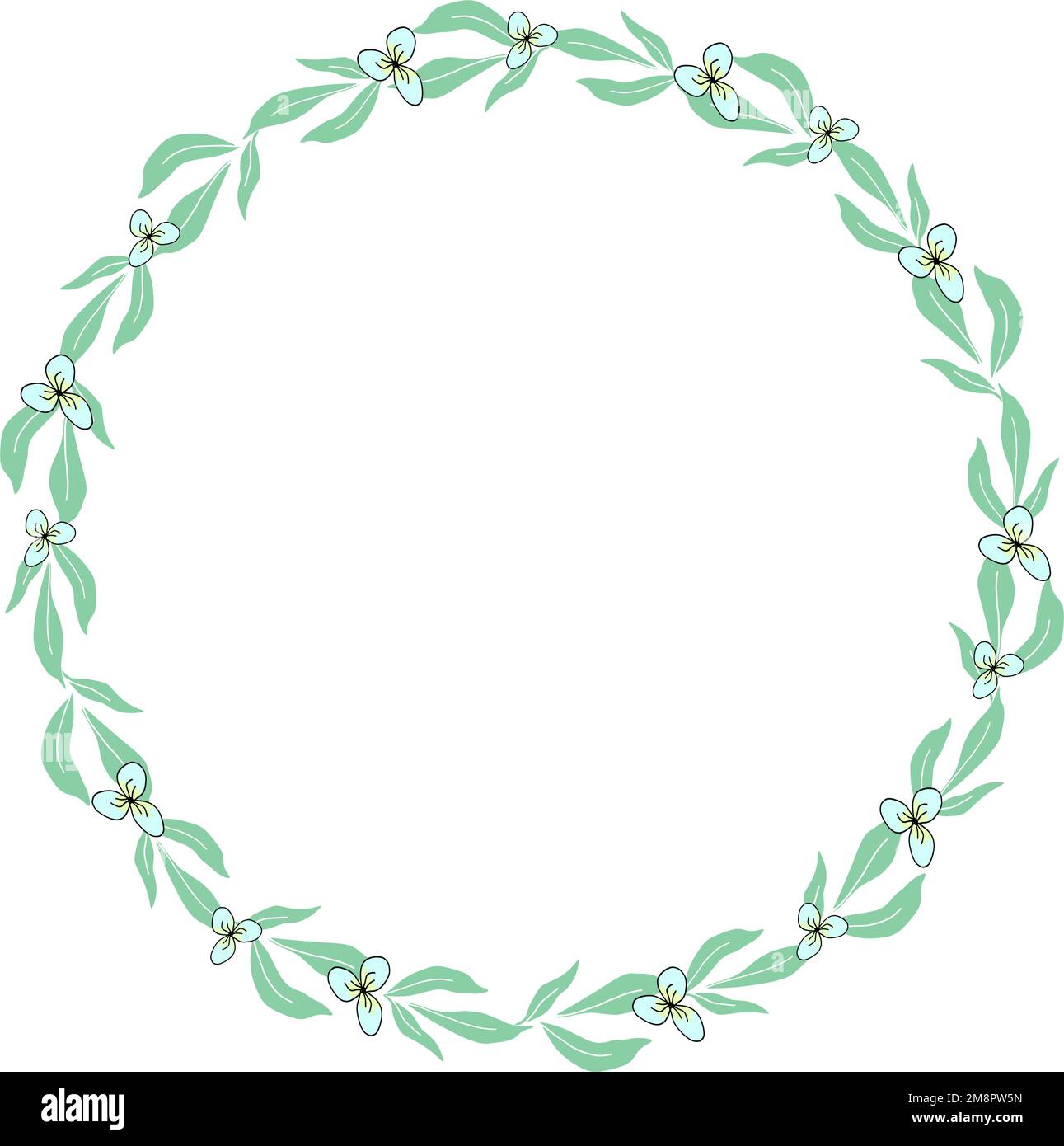 Flower spring hand drawn Stock Vector Image & Art - Alamy