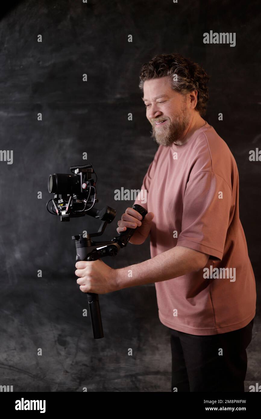 Gimbal steadicam hi-res stock photography and images - Alamy