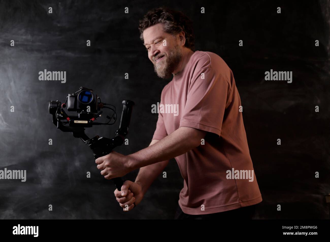Man using gimbal hi-res stock photography and images - Alamy