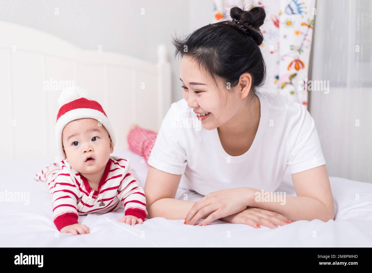 Happy mother and son Stock Photo - Alamy