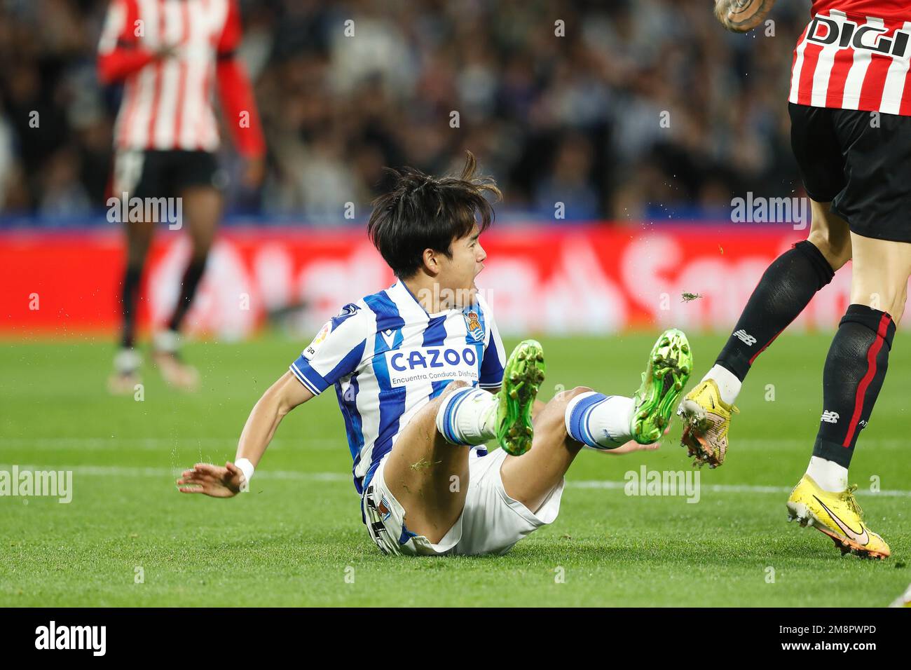 San Sebastian, Spain. 14th Jan, 2023. Takefusa Kubo (Sociedad) Football/Soccer : Spanish "La ...