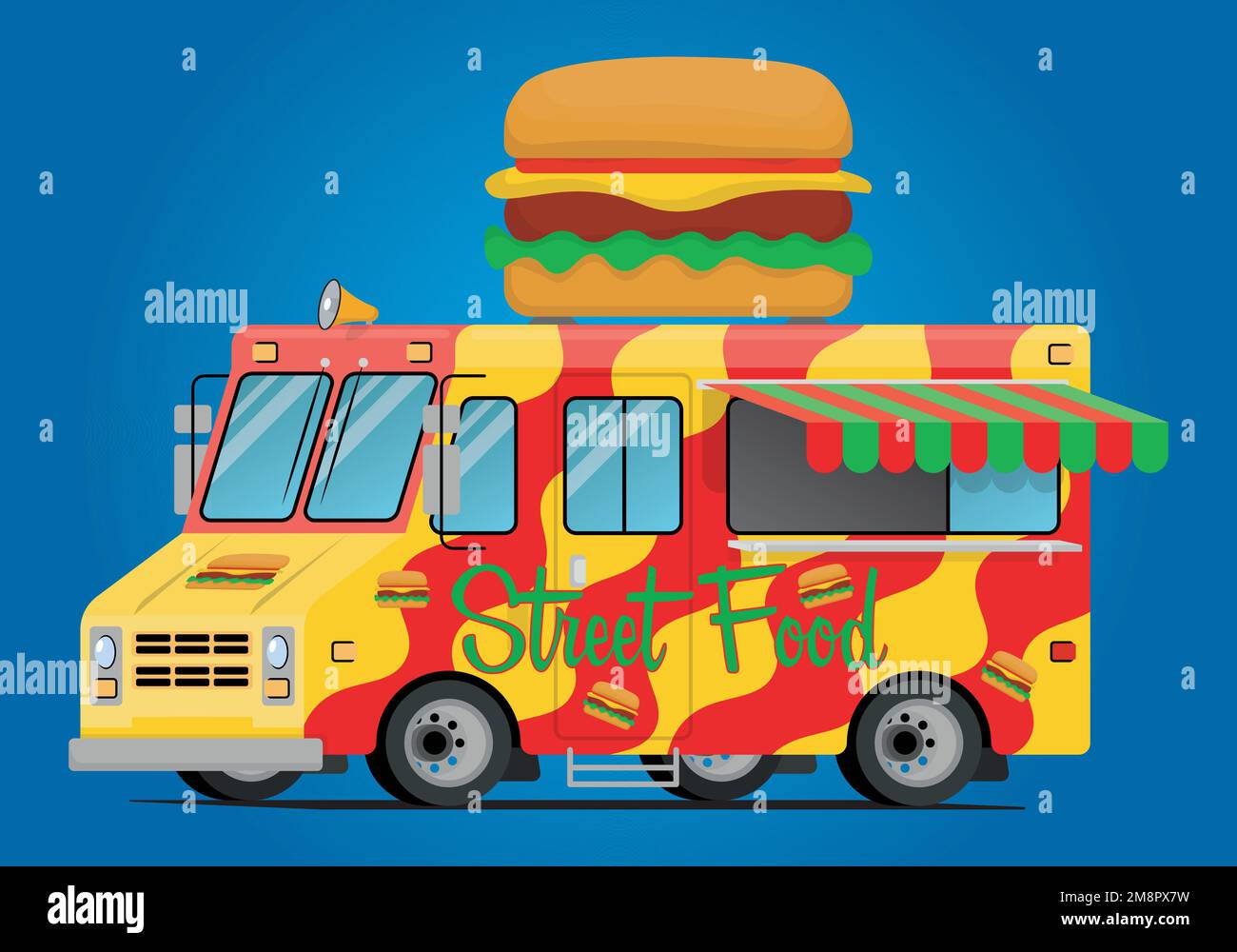 Order food on app Stock Vector Images - Alamy