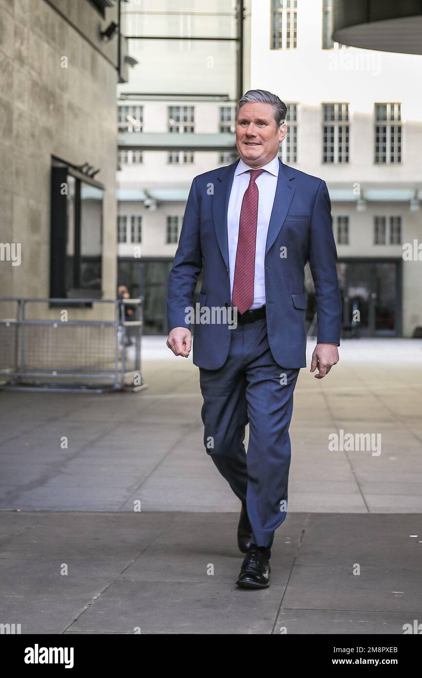London, UK. 15th Jan, 2023. Keir Starmer, MP, Leader of the Labour ...