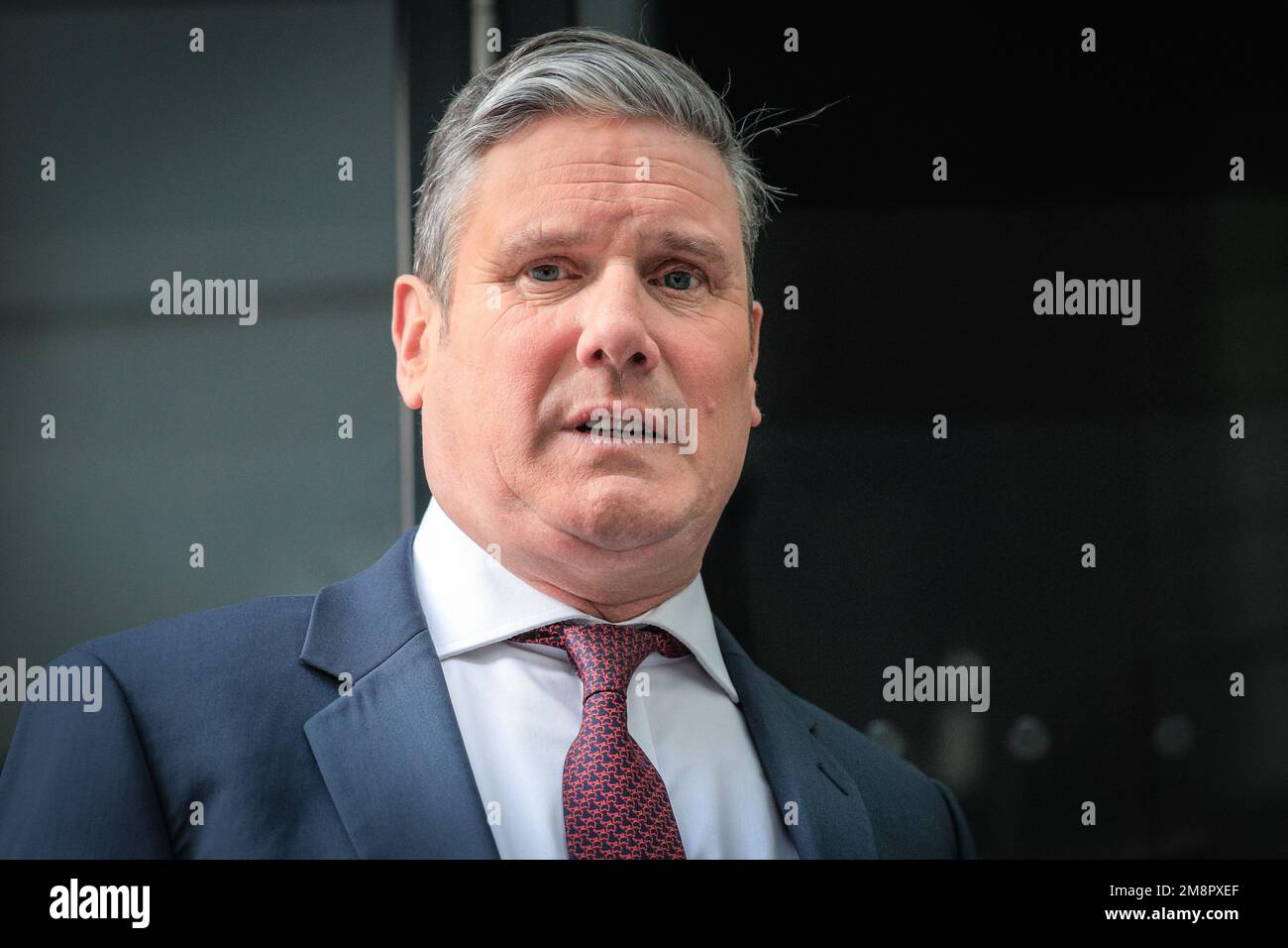 London, UK. 15th Jan, 2023. Keir Starmer, MP, Leader of the Labour ...