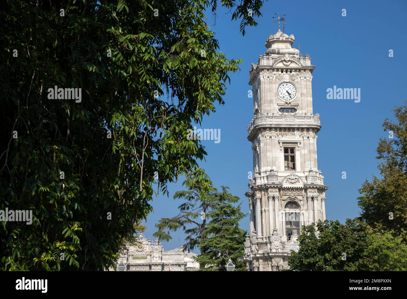 Besiktas,Istanbul,Turkey - 09-02-2022:Dolmabahce palace historical ...