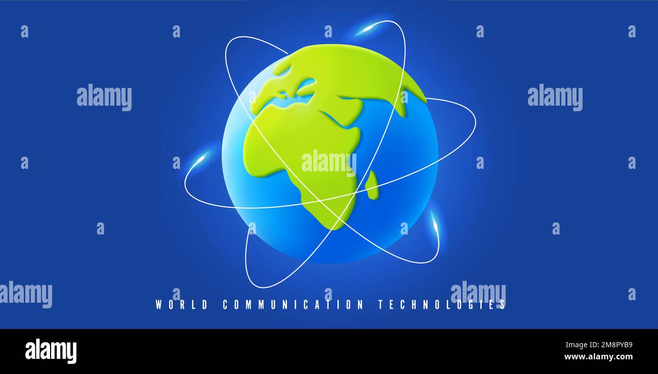 Earth map oval hi-res stock photography and images - Alamy